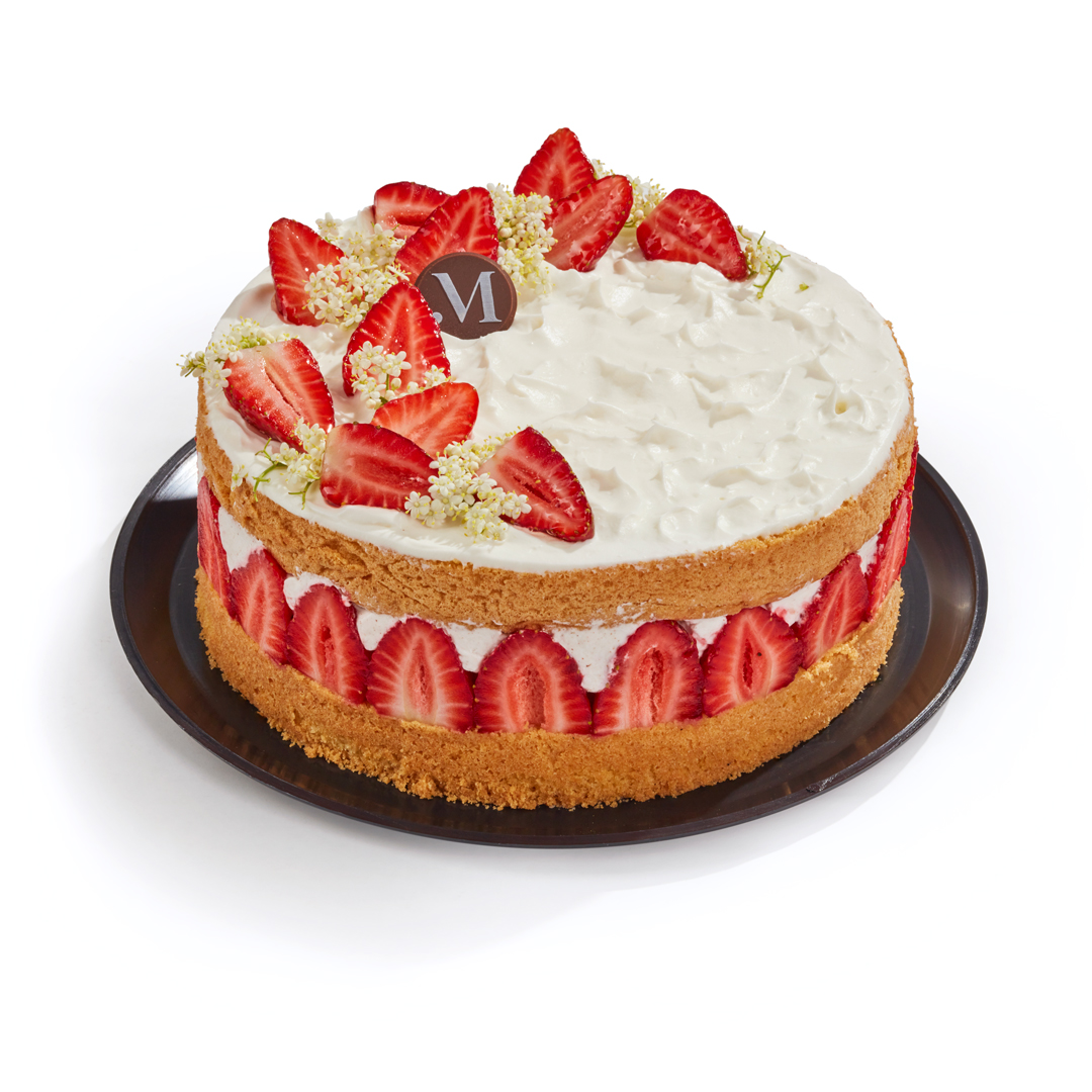 Pastel de Fresas con Crema - Las Delicias de Mariel